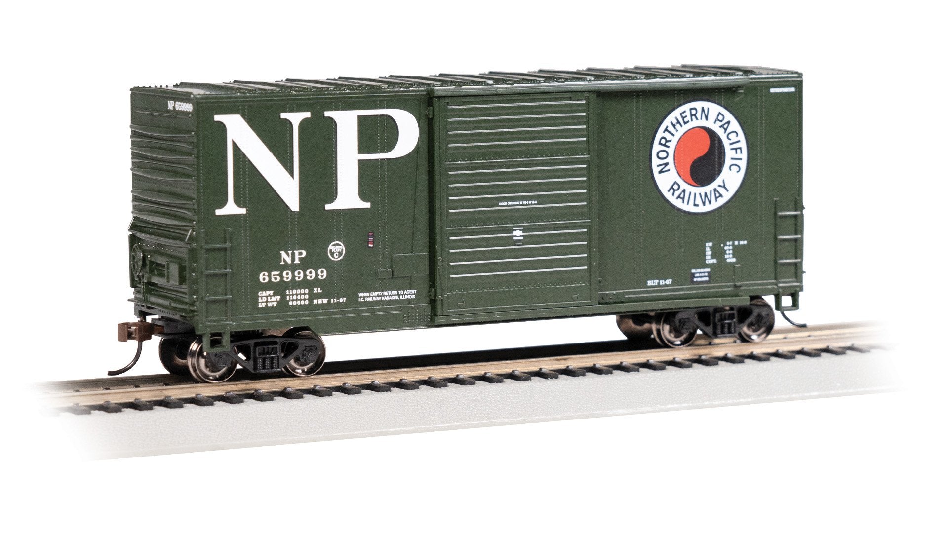 Bachmann Northern Pacific #659999 HO Scale Hi-Cube Box Car — HTDirect