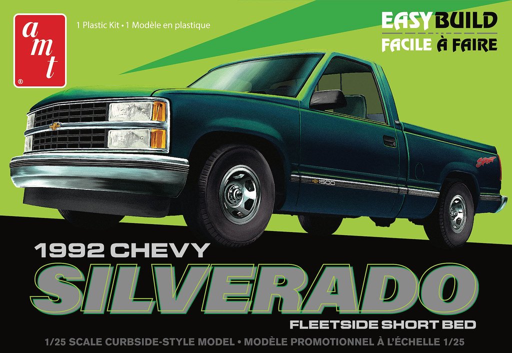 AMT 1:25 1992 Chevrolet Silverado Shortbed Pickup — HTDirect